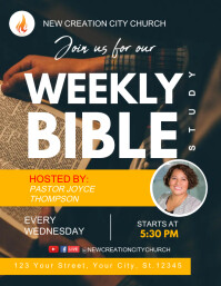 bible study advert Template | PosterMyWall