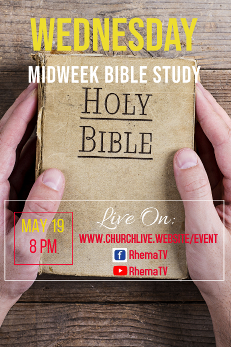 Copy of BIBLE STUDY POSTER | PosterMyWall