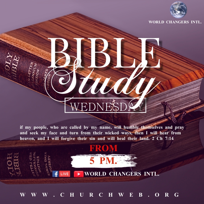 Bible study poster Template | PosterMyWall