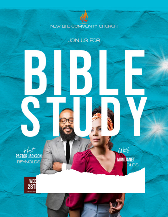Bible Study Poster Template | PosterMyWall