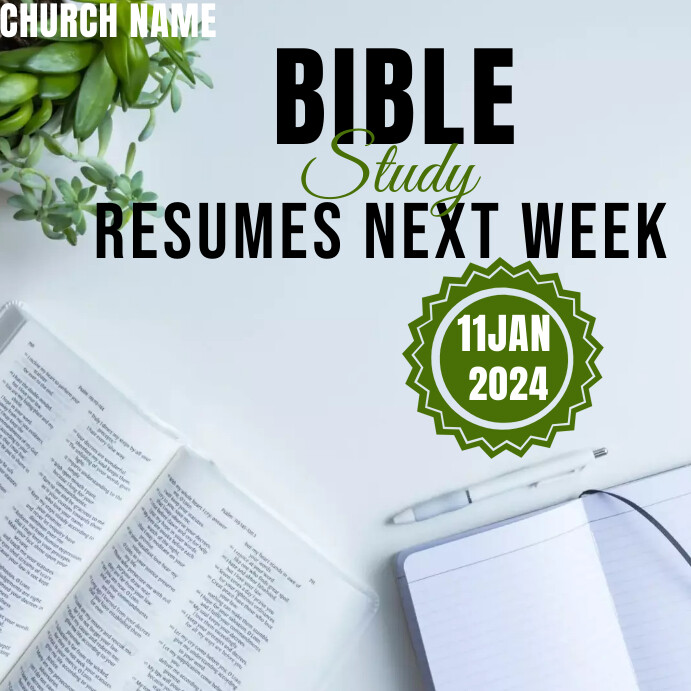 bible study poster Template | PosterMyWall