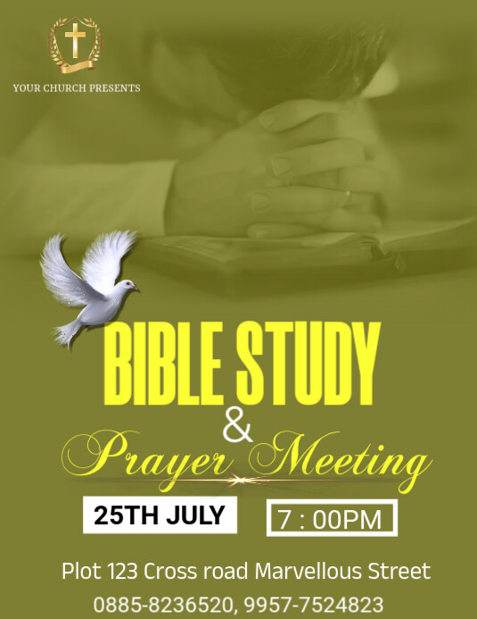 Copy of BIBLE STUDY POSTER | PosterMyWall