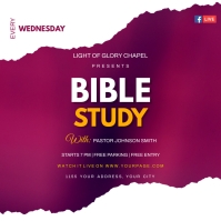 Christian Church Bible Study Template | PosterMyWall
