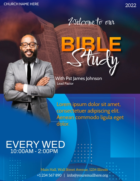 Copy of bible study poster | PosterMyWall