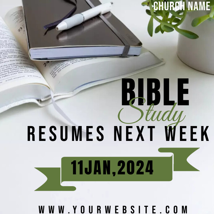Plantilla de bible study poster | PosterMyWall