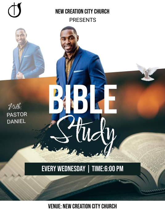 Plantilla de BIBLE STUDY POSTER | PosterMyWall