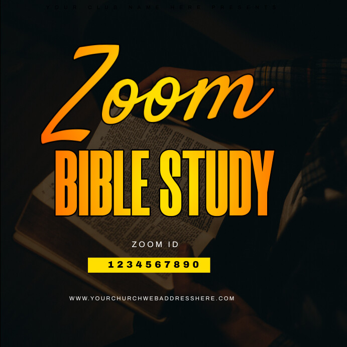 Bible study service Template | PosterMyWall