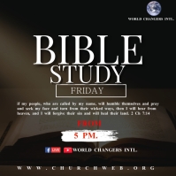 Bible study poster Template | PosterMyWall