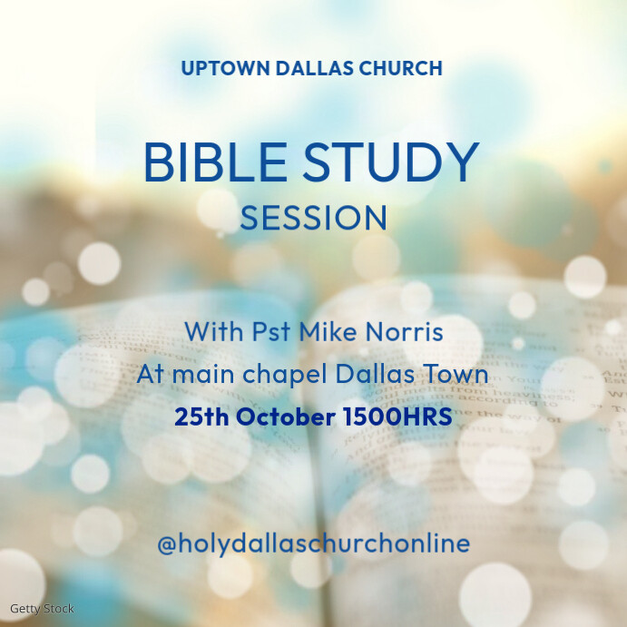 Copy of bible study session | PosterMyWall