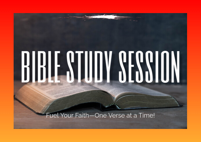 Bible Study session poster Template | PosterMyWall