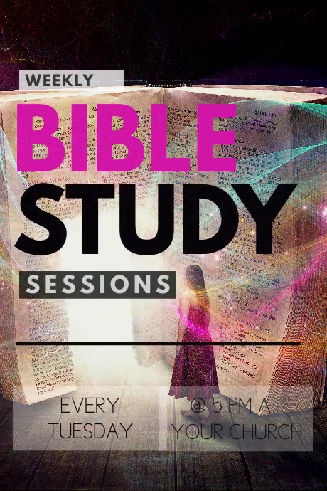 Copy of Bible Study Sessions | PosterMyWall
