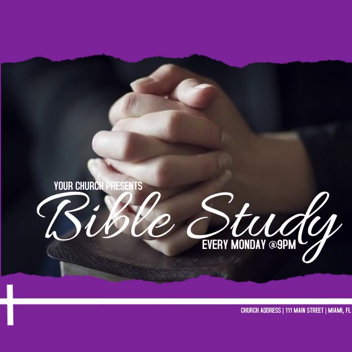 Bible Study Social Media Post Template | PosterMyWall
