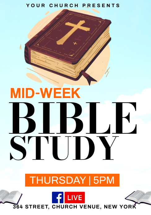 Bible study Template | PosterMyWall