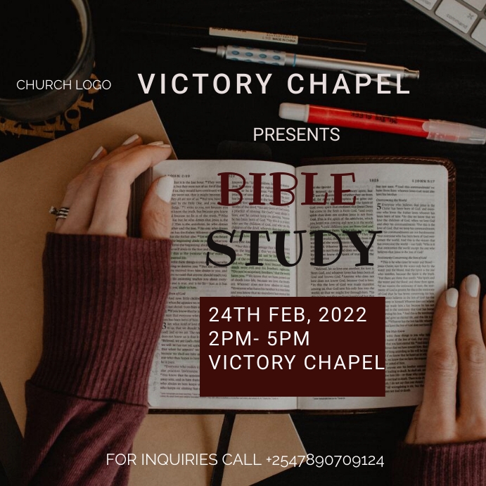 bible study template | PosterMyWall