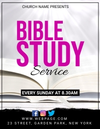 Bible Study sign up sheet Template | PosterMyWall