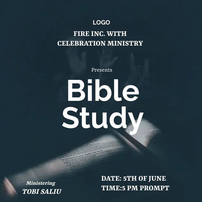 bible studyy Template | PosterMyWall