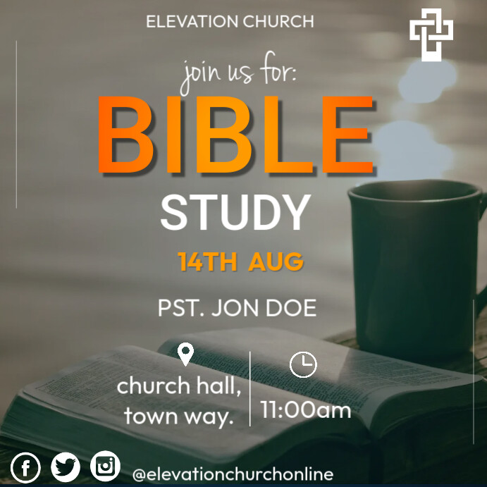 Copy of BIBLE SUNDAY (2) | PosterMyWall