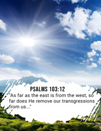 Bible verse ad Template | PosterMyWall