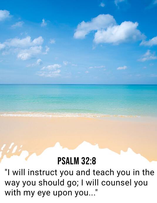 Bible Verse Ad Poster Design Template | PosterMyWall