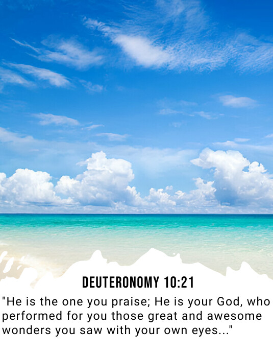 Bible Verse Ad Poster Design Template | PosterMyWall