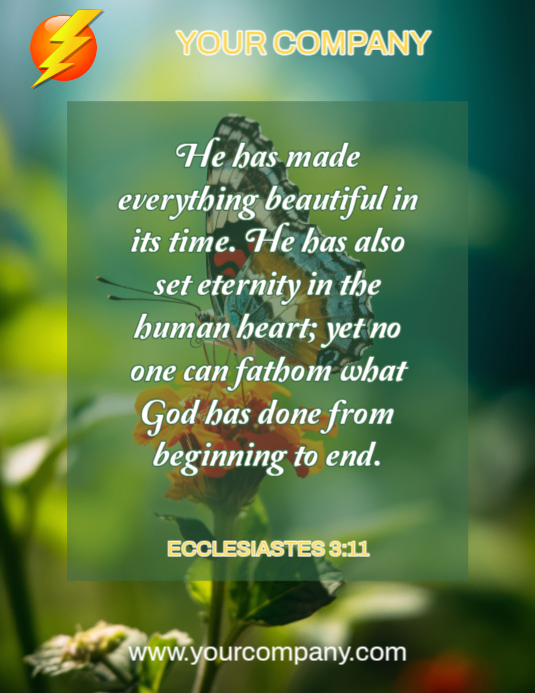 Bible Verse Ad Template | PosterMyWall
