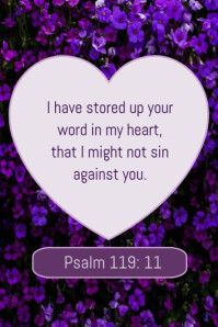 Bible verse poster Template | PosterMyWall