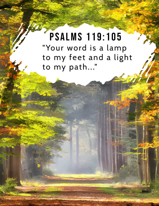 Bible verse flyer Template | PosterMyWall