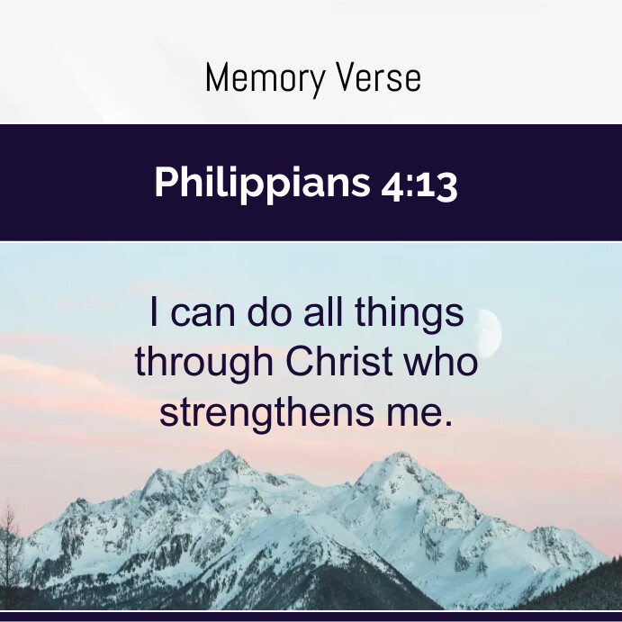 Bible Verse Inspiration poster template | PosterMyWall