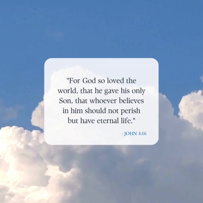 Copy of Bible Verse Inspiration video | PosterMyWall