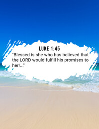 Bible Verse Poster Ad Design Template | PosterMyWall
