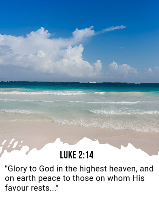 Modèle Bible Verse Poster Ad Design | PosterMyWall