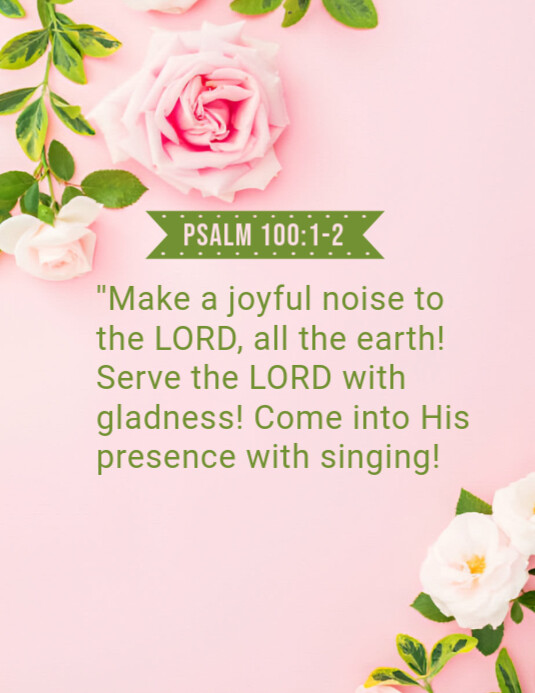 Bible Verse poster ad design Template | PosterMyWall