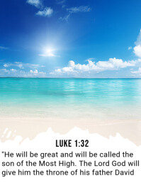 Bible Verse Poster Ad Design Template | PosterMyWall