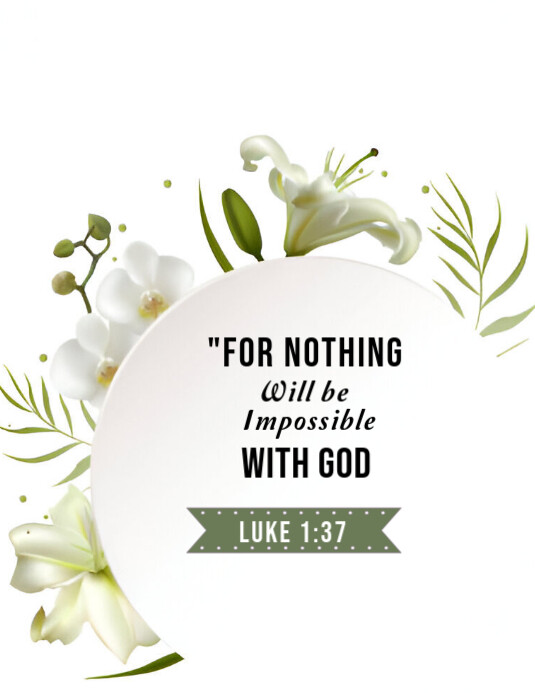 Modèle Bible Verse Poster Ad Design | PosterMyWall