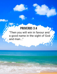 Bible Verse Poster Ad Design Template | PosterMyWall