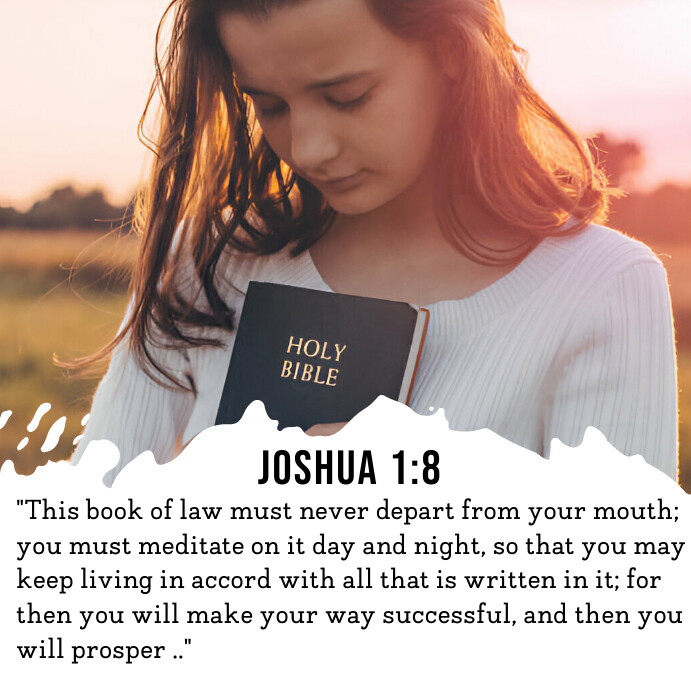 Bible Verse Poster Ad Design Templat | PosterMyWall