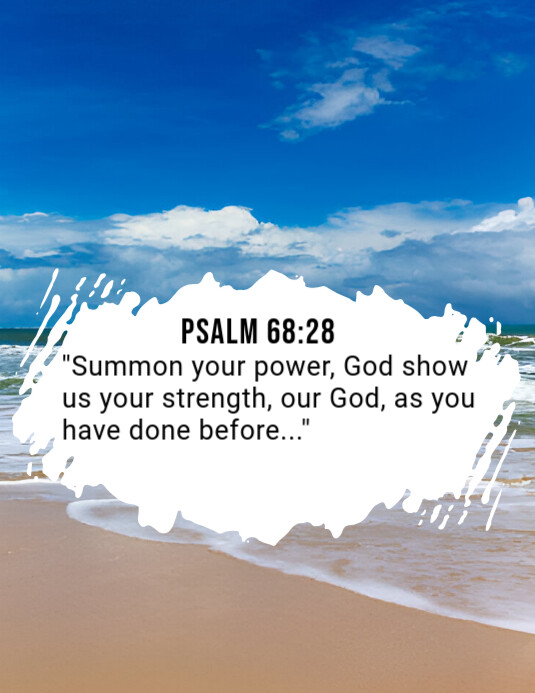 Bible Verse Poster Ad Design Modelo | PosterMyWall