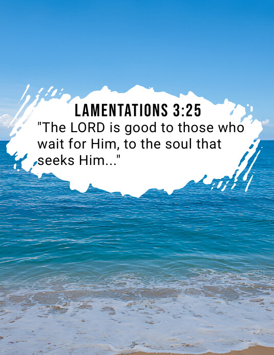 Bible Verse Poster Ad Design Template | PosterMyWall