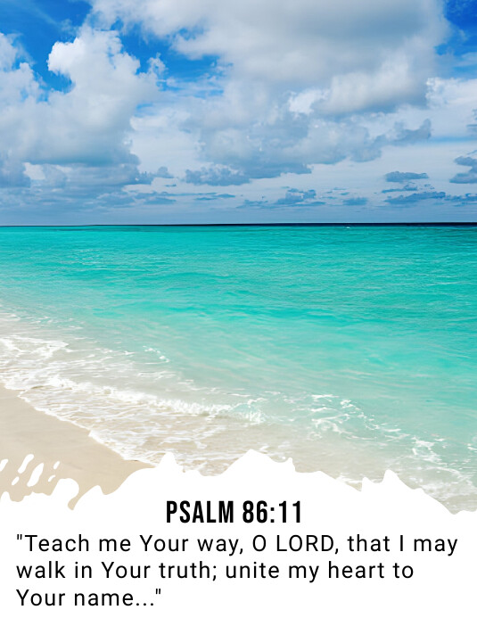 Modèle Bible Verse Poster Ad Design | PosterMyWall