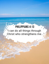 Bible Verse Poster Ad Design Template | PosterMyWall
