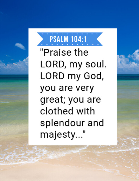 Copy of Bible Verse Poster Ad Design | PosterMyWall