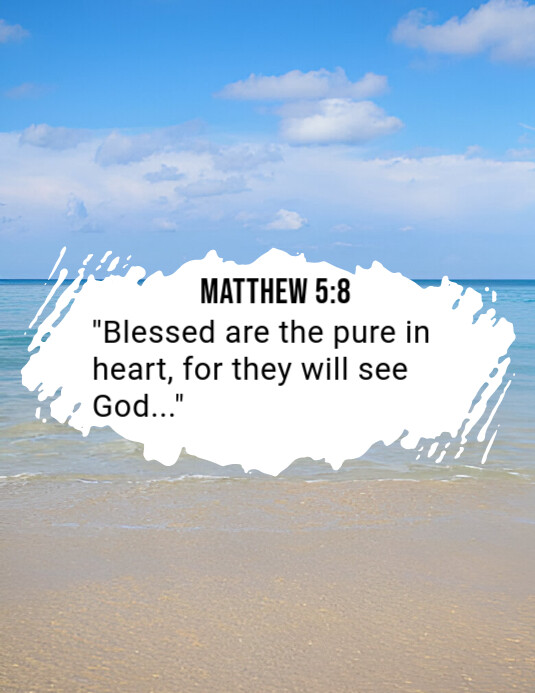 Bible Verse Poster Ad Design Modelo | PosterMyWall