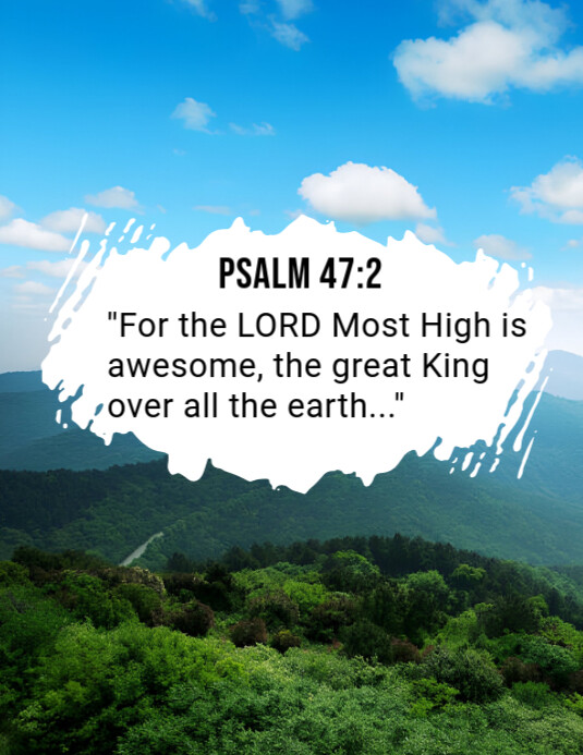 Bible Verse Poster Ad Design Template | PosterMyWall