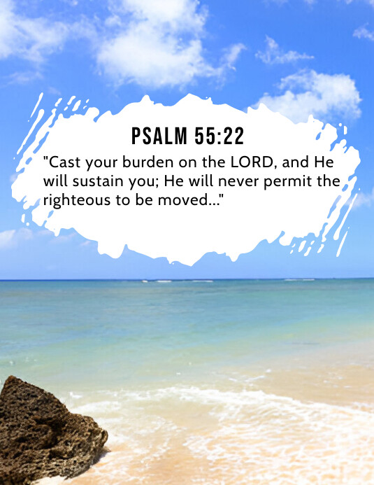 Bible Verse Poster Ad Design Template | PosterMyWall