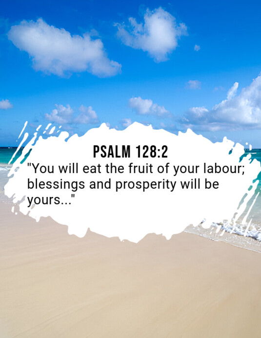 Bible Verse Poster Ad Design Templat | PosterMyWall