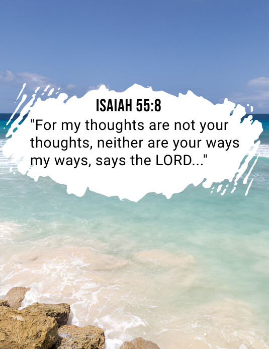 Modèle Bible Verse Poster Ad Design | PosterMyWall