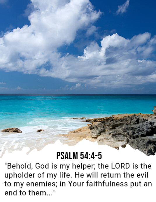 Bible Verse Poster Ad Design Template | PosterMyWall