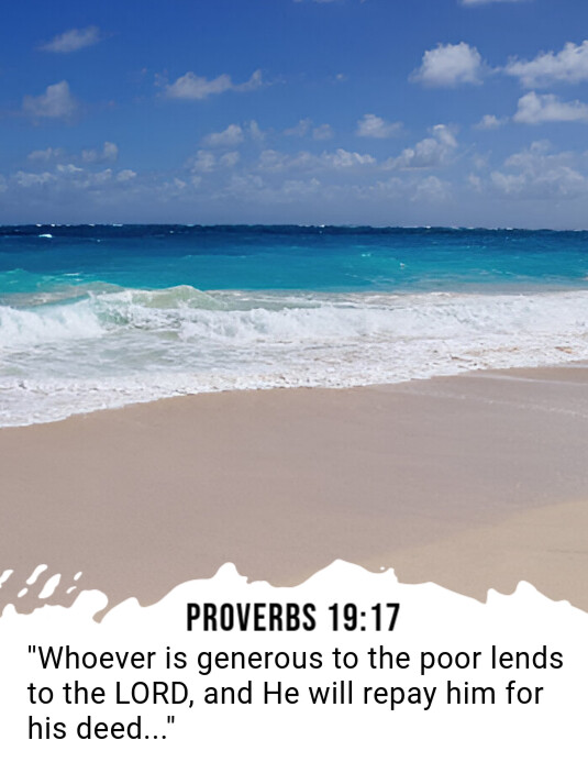 Bible Verse Poster Ad Design Template | PosterMyWall