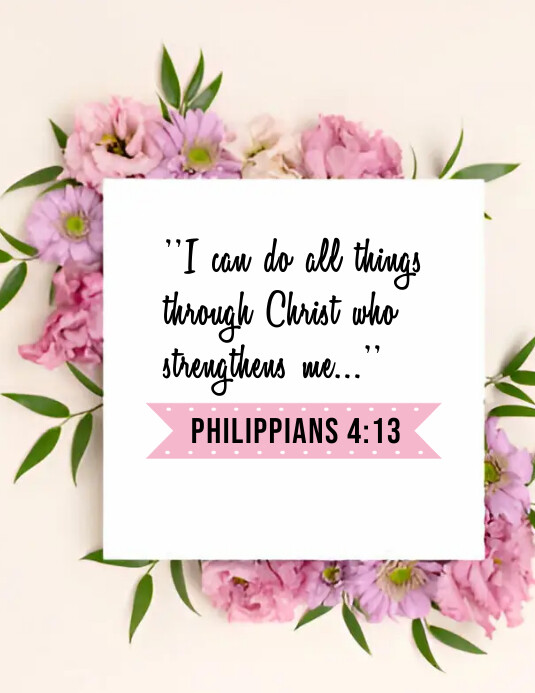 Bible verse poster Modelo | PosterMyWall