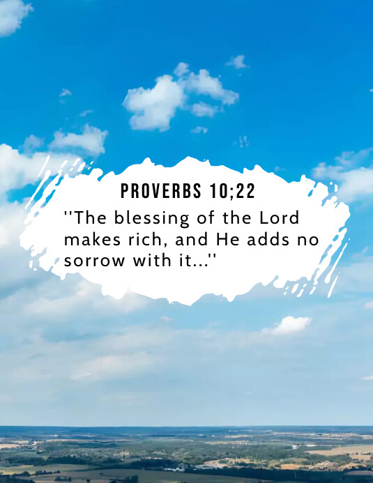 Bible verse poster Template | PosterMyWall